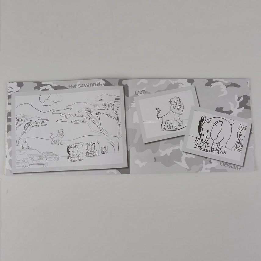 Carte de colorat Fiat 500L