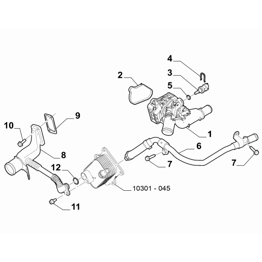 Termostat Jeep Renegade - Motor 1.0 - 1.3L Benzina